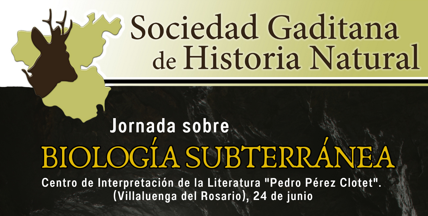 La SGHN organiza una "Jornada sobre Biología Subterránea" - Sociedad Gaditana de Historia Natural
